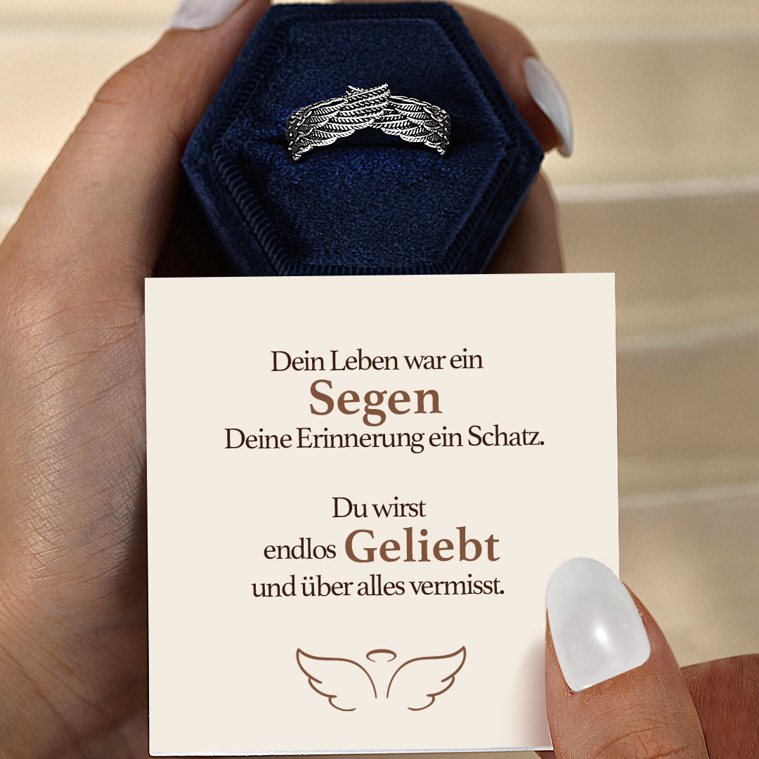Engel Ring - An meinen Lieblingsmenschen – LUVELLERY